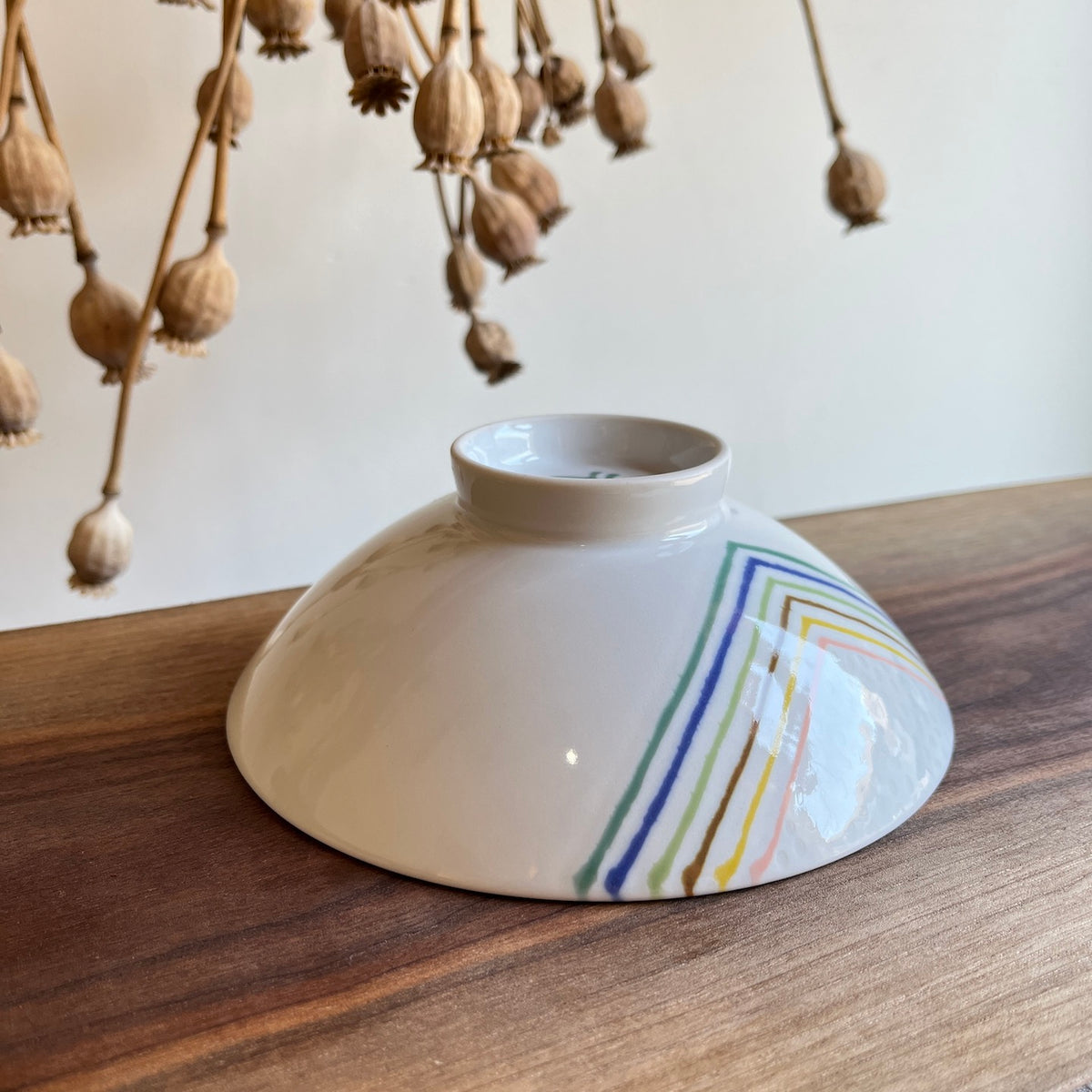 White Rainbow | Hakusan Toki Hasami Ware Rice Bowl – Pink Moon Goods