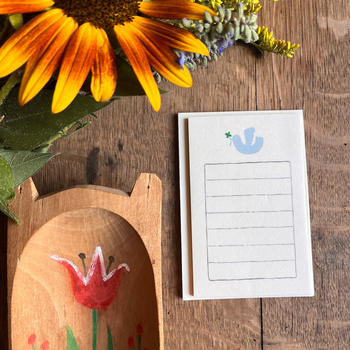 Blue Bird | Mini Letter Writing Set | Furukawa Shiko – Pink Moon Goods