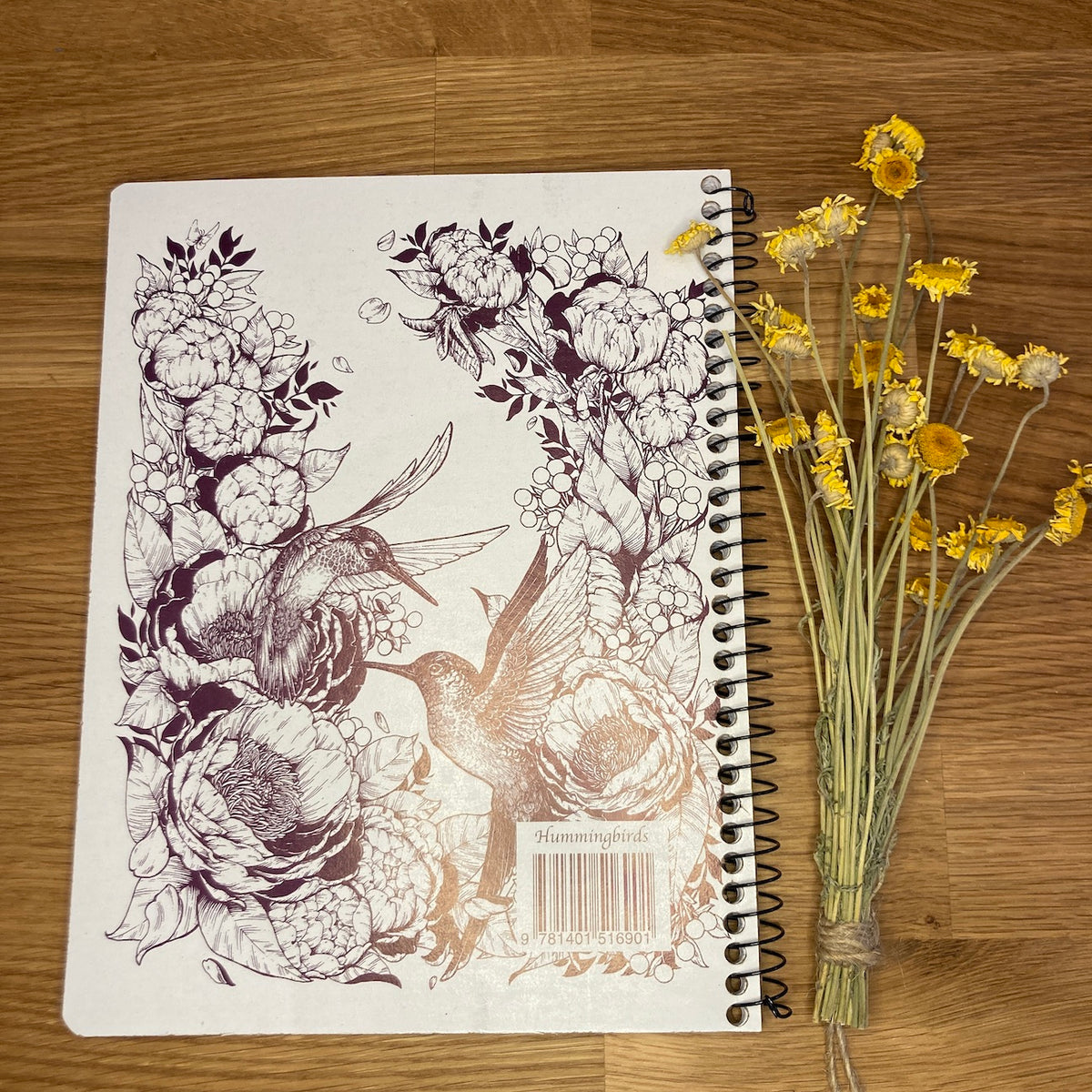 Hummingbirds | Coilbound Decomposition Book – Pink Moon Goods