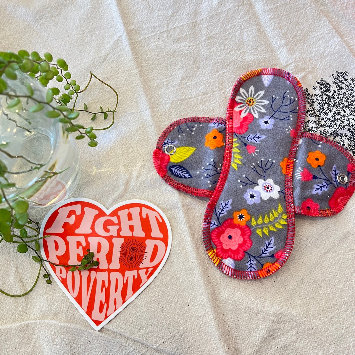 Glad Rags Reusable Menstrual Pads | Colorful Pantyliner 3-Pack – Pink ...