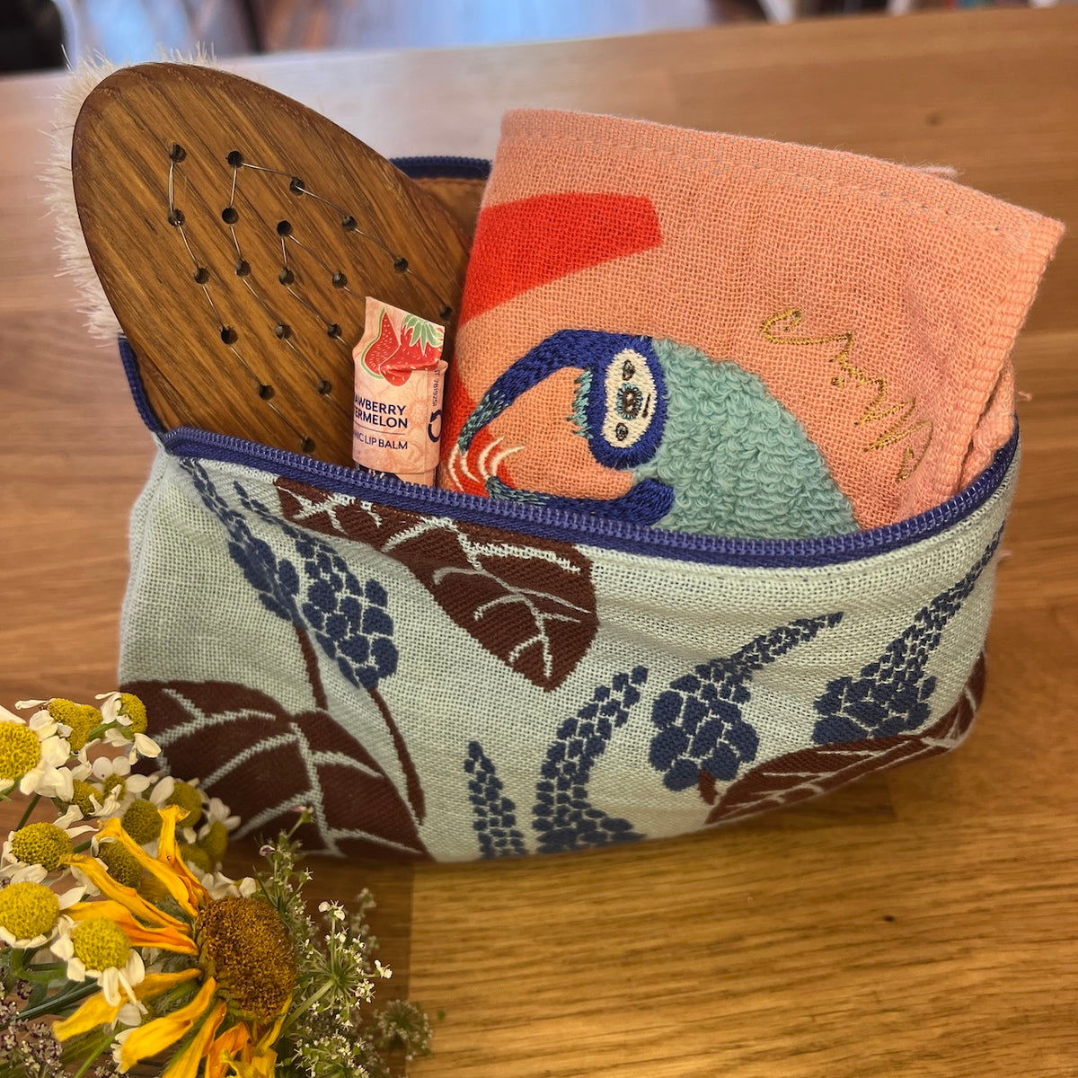 Weevil Light Blue Pouch – Pink Moon Goods