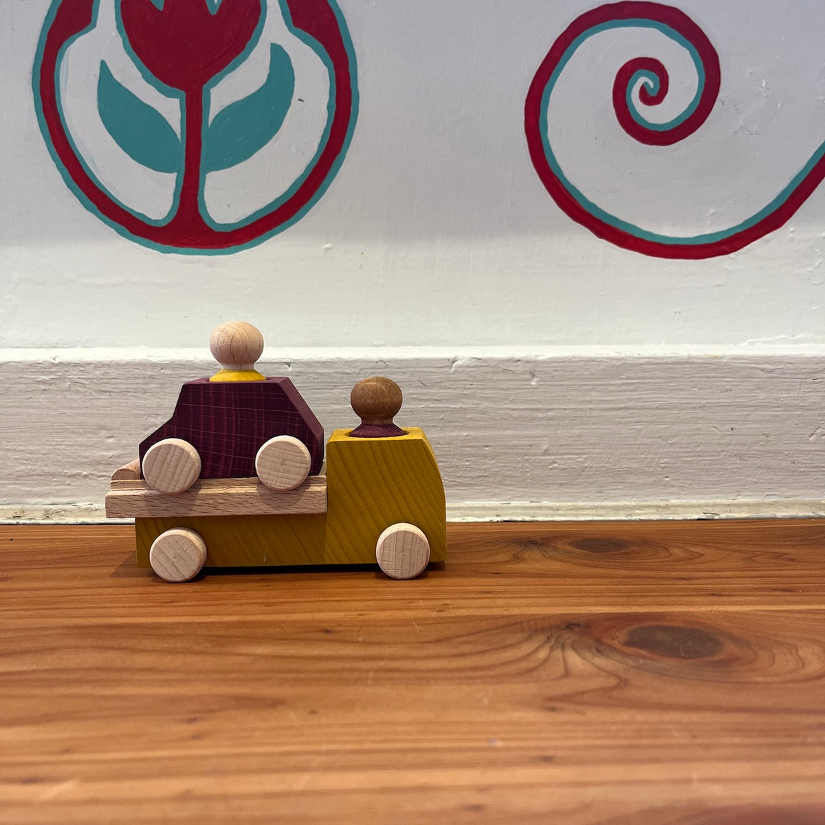 Yellow Tow Truck – Pink Moon Goods
