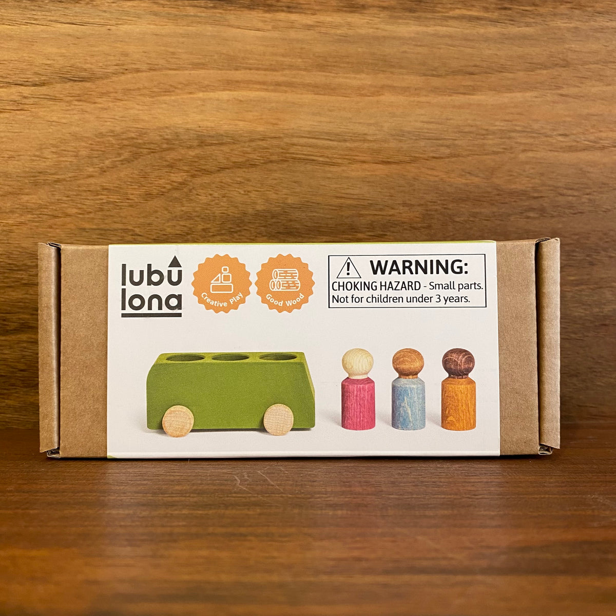 Lime Bus with Figures – Pink Moon Goods