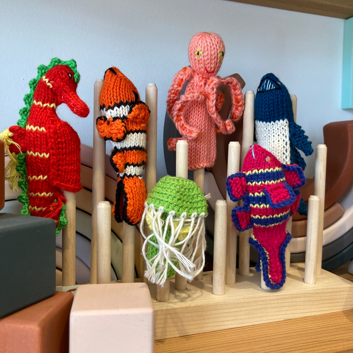 Marine Buddies Collection | Finger Puppets – Pink Moon Goods