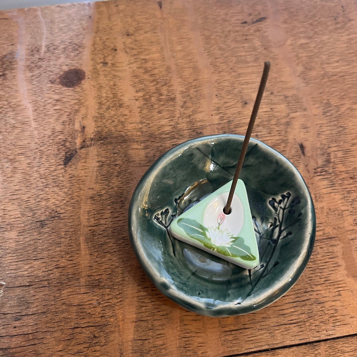 Lotus Porcelain Incense Holder – Pink Moon Goods