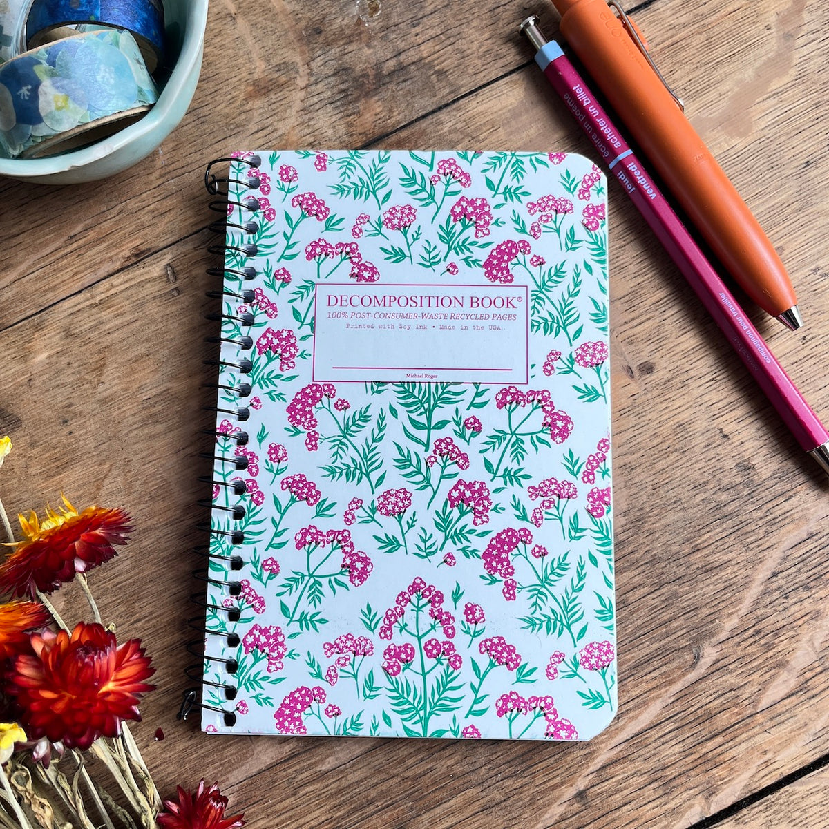 Valerian | Pocket Coil Decomposition Book – Pink Moon Goods