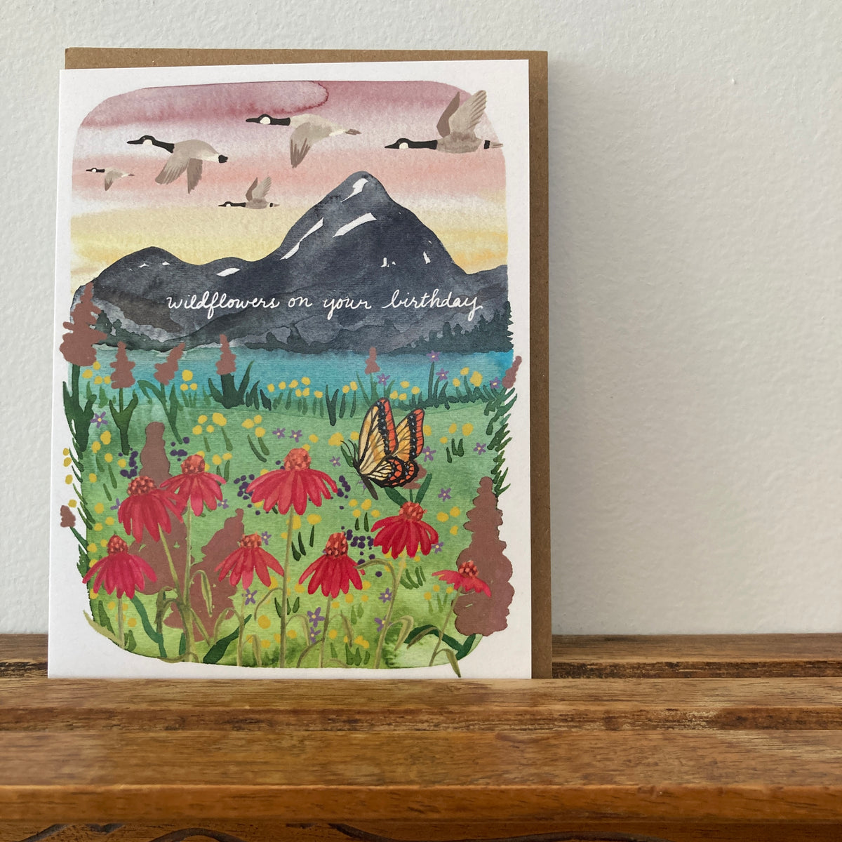 Wildflowers on Your Birthday | Single Card – Pink Moon Goods